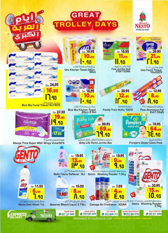 Nesto Riyadh Great Trolley Days Offers | Nesto Offers